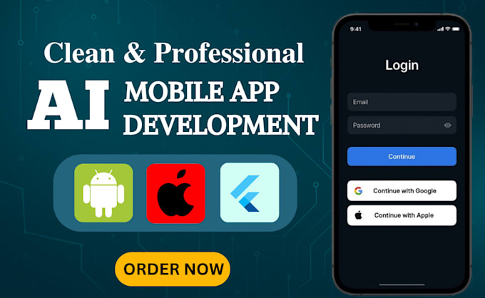 Mobile app backend dev firebase nodejs api integration flutter react native app by Ai_code ...