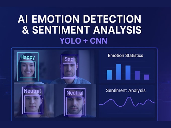 Create emotion detection and sentiment analysis tool using ai python yolo cnn by Zentrybin | Fiverr