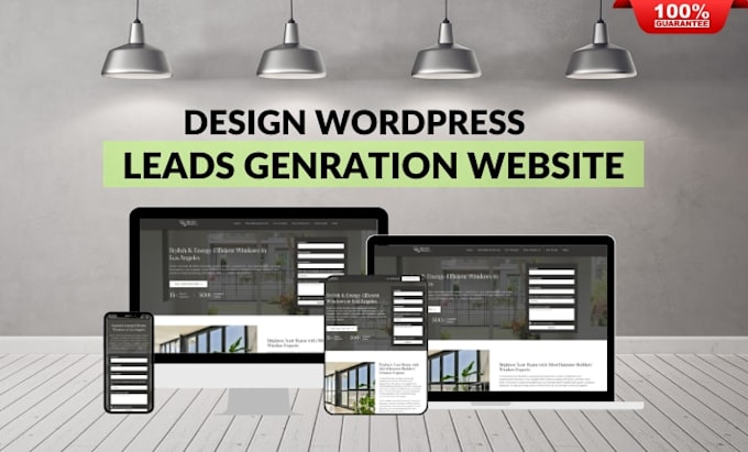 Design wordpress leads generation website, webpage to collect leads by ...