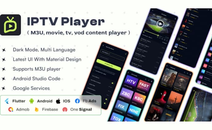 Develop iptv app ott platform live streaming app smart tv rebrand iptv app by Lorenzo_mic | Fiverr