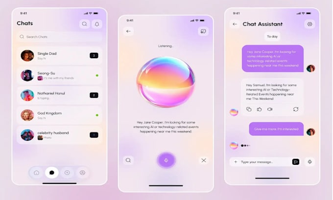 Develop ai speech recognition app, text to speech app, ai voice command app by Aiverselab_ | Fiverr