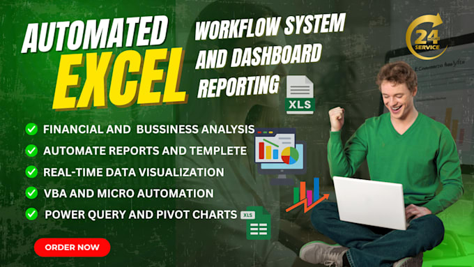 Build an automated excel workflow with dynamic dashboard and reports by Faiz_excel | Fiverr