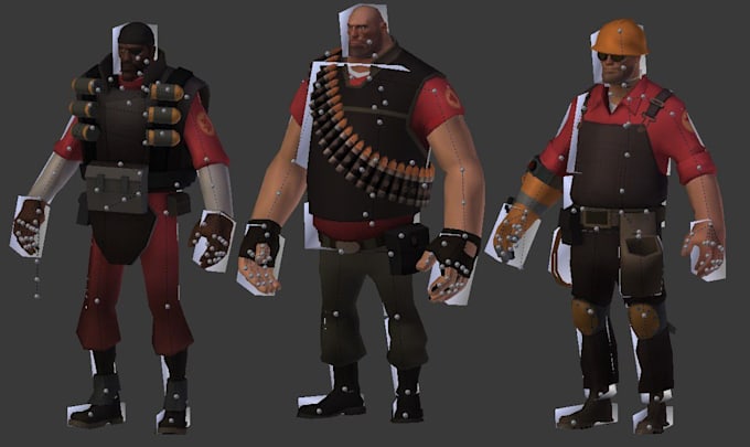 Model characters, props, assets, for sfm, gmod, fnaf, mmd, s2fm, i4d2 ...