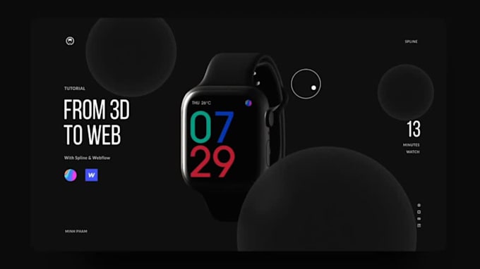 Design spline interactive 3d website webflow threejs matterjs gsap ...