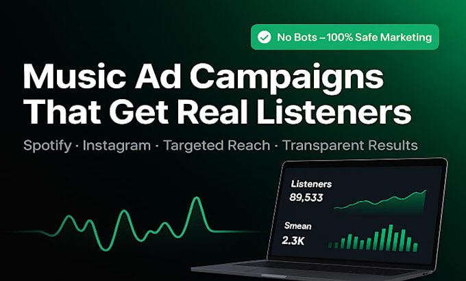 Spotify playlist outreach, instagram ads, launch strategy and campaigns by Aaronsmith44 | Fiverr