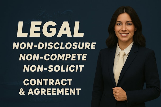Prepare a non disclosure, non compete, and non solicit contract by ...