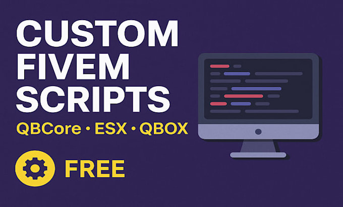 Make custom fivem esx scripts, qbcore scripts, qbox script for your ...