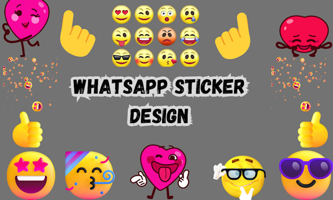 Do stunning, funny and animated whatsapp sticker by Ollivia_emma | Fiverr