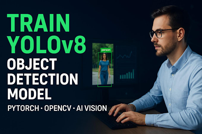 Entrenaré el modelo de detección de objetos yolov8 usando pytorch y opencv