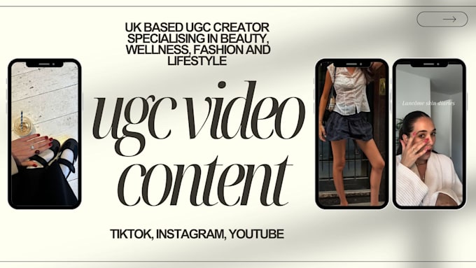 Create ugc content on beauty, fashion and lifestyle by Emilyclarke1414 ...