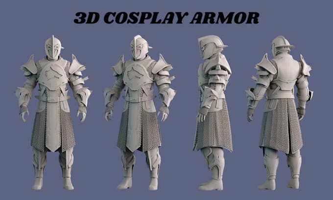 Create 3d cosplay armor 3d helmet 3d armor wearable armor suit parts ...
