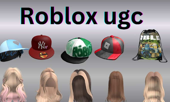 Create roblox ugc item or asset, roblox hat, roblox hair, bag roblox ...