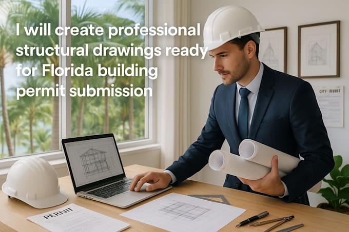 Do professional structural drawing ready for florida building permits ...