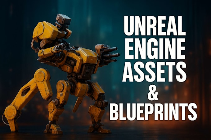 Create game ready unreal engine assets, environment and blueprint by Wealthjah | Fiverr