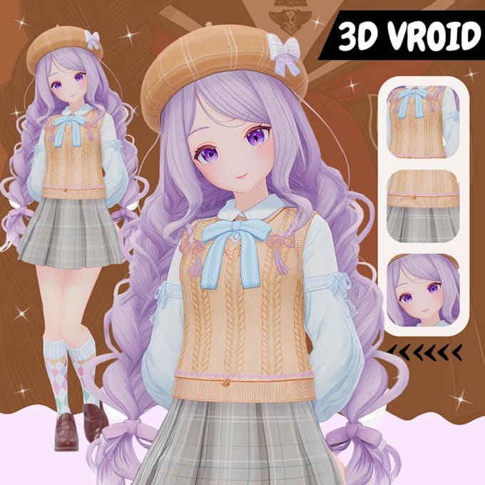 Create, fix, rig, edit, mmd, vrchat avatar, vrm, vroid model,gmoid ...