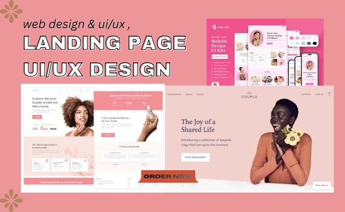 Design a unique and creative landing page ui by Elizabeth_j225 | Fiverr