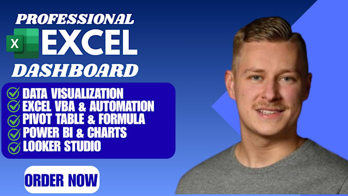 Design custom excel dashboards using power query, vba and advanced ...