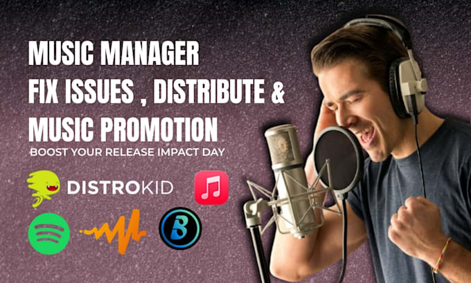 Music manager, fix issue and distribute, claim artist profile, music ...