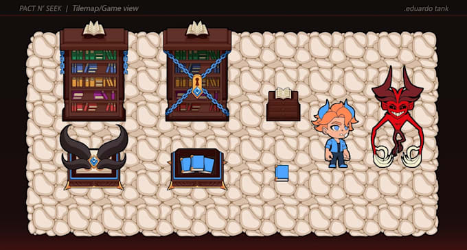 Draw your props, tilemaps and background designs by Eduardotank | Fiverr