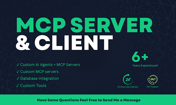Custom ai agent and mcp server for you by Aiintegration | Fiverr