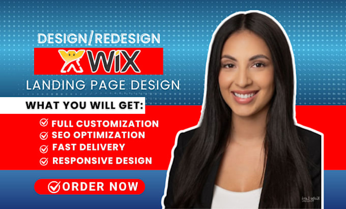 Create wix landing page, design, and redesign wix landing page or wix ...