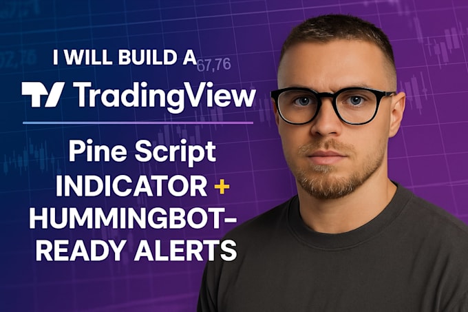 Build a tradingview pine script indicator and hummingbot ready alerts and deploy by Peter_dorcas ...