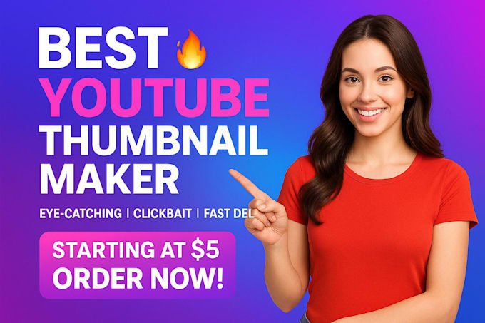 Design high ctr youtube thumbnail miniature thumbnail rust thumbnail maker by Ajokerokibat | Fiverr