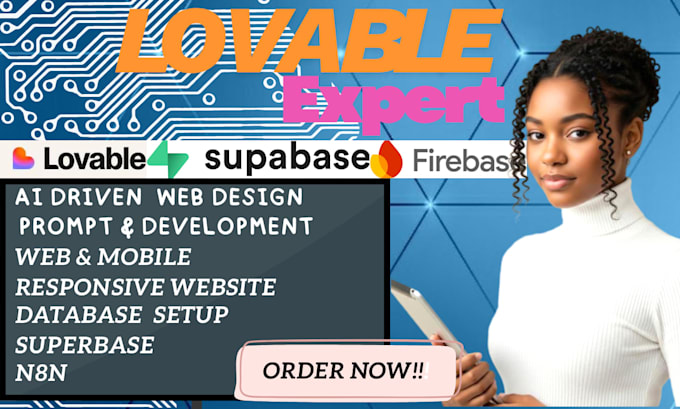 Lovable ai lovable dev lovable lovable website supabase by Kayla_smith8 | Fiverr