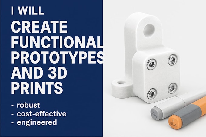 Design and prepare 3d printable prototypes by Raymond01davis | Fiverr