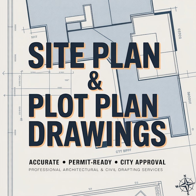 Draw professional site plan, plot plan, and permit drawings for city approval by Engr_adam22 ...