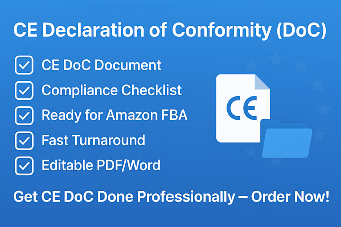 Create your ce declaration of conformity, ce technical file by Jackson ...