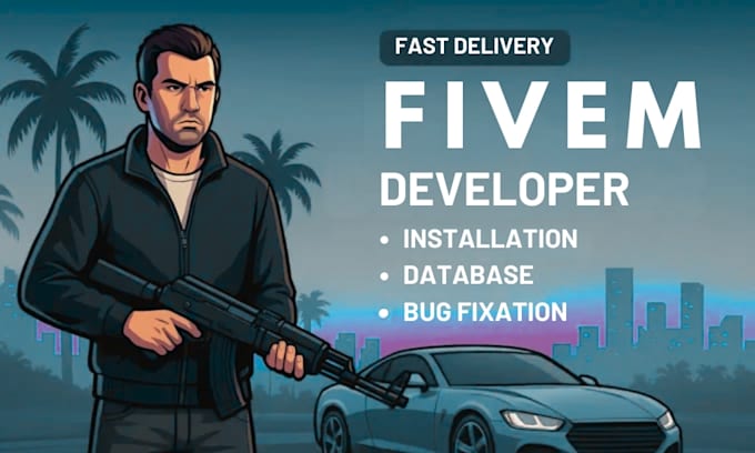 Create fix optimize fivem script custom fivem server fivem esx qbcore script by Designexpert133 ...