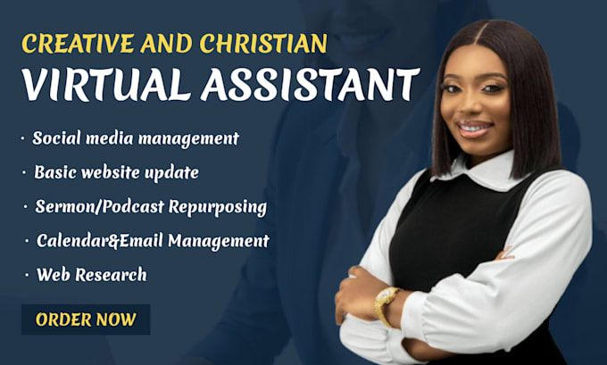 Be your creative christian virtual assistant for ministries and authors ...