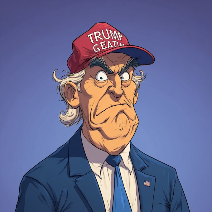 Design a political cartoons illustration by Cosmios | Fiverr