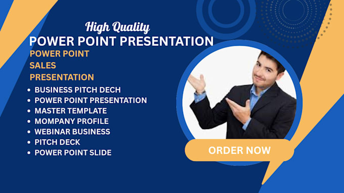 Design powerpoint sales presentation, business pitch deck and master ...