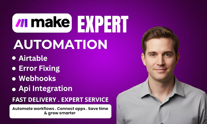 Make com automation made com fix make com scenario made com expert by ...