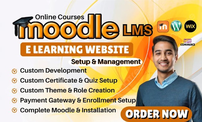Install, customize, and build a complete moodle lms elearning website ...