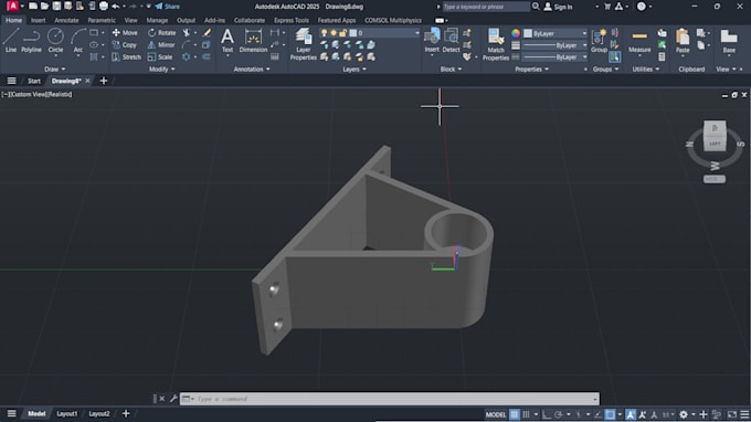 Create professional 2d drawings and 3d models in autocad by Valorsalive ...