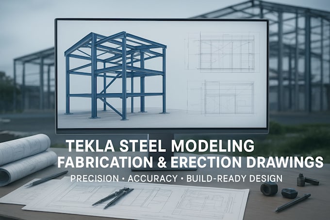 Design tekla steel structure models with fabrication and erection ...