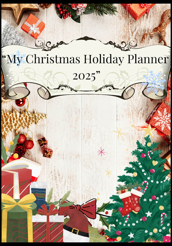 Design a printable christmas task planner to stay organized by Fas_axis ...