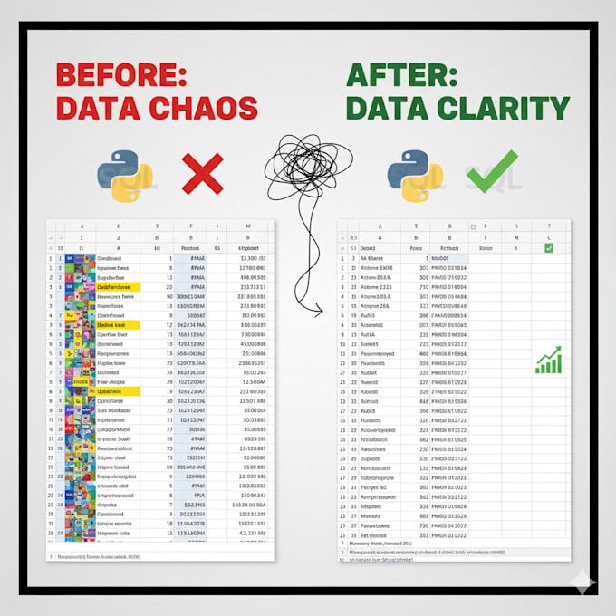 Do expert sql, python, or excel data cleaning and analysis by ...