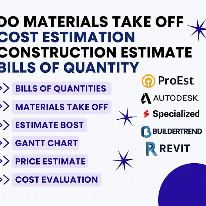 Do materials take off cost estimation construction estimate bills of ...