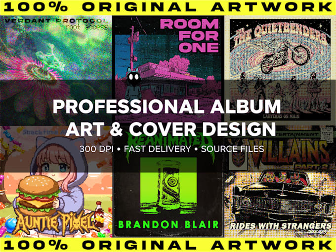 Design professional album cover art by Brandonblair | Fiverr