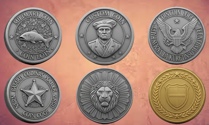 Sculpt custom 3d coin models, printable coins, game coins and crypto ...