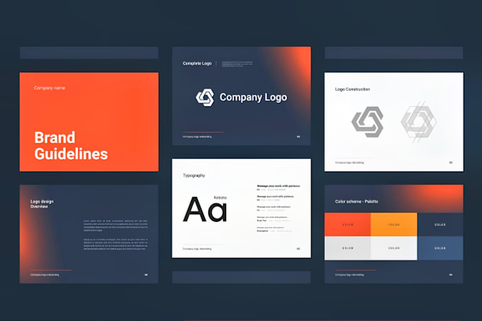 Full brand style guide, brand identity design, full branding kit and ...