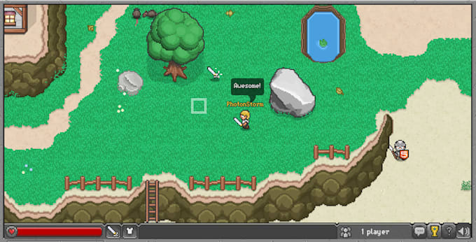 Develop a complete 2d html5 browser game using phaser 3 and javascript ...
