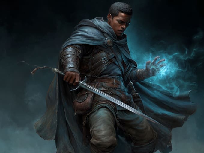 Design a fantasy, dark fantasy character concept by Calneshiath | Fiverr