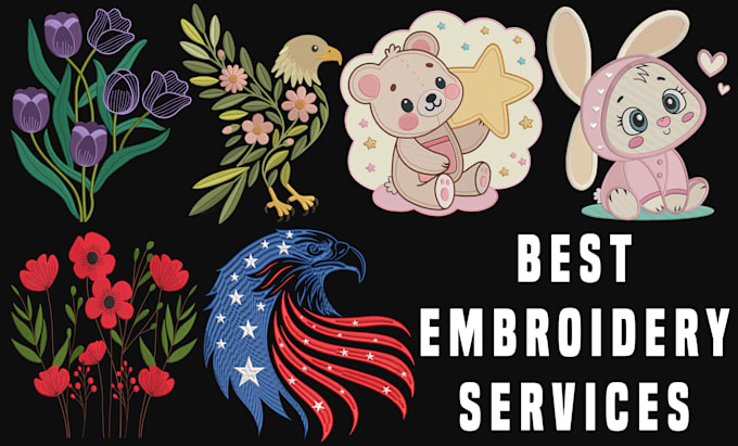 Create professional and unique embroidery designs for machine ...