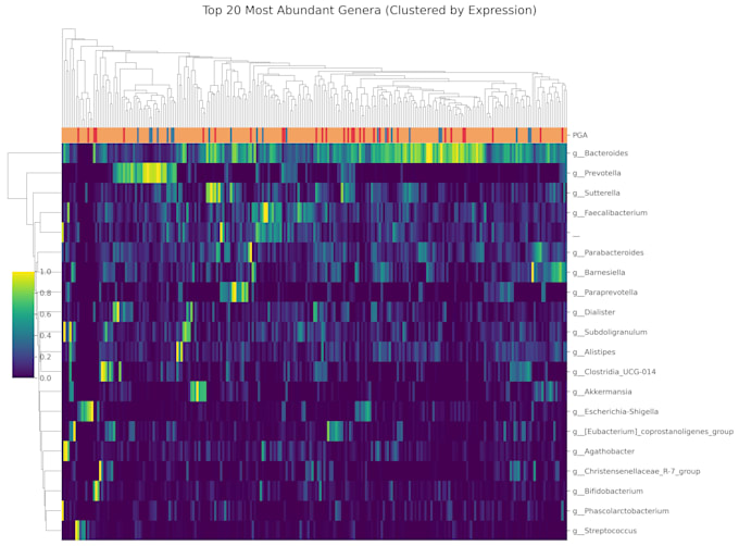 Perform expert 16s microbiome analysis using qiime2, dada2, and python ...