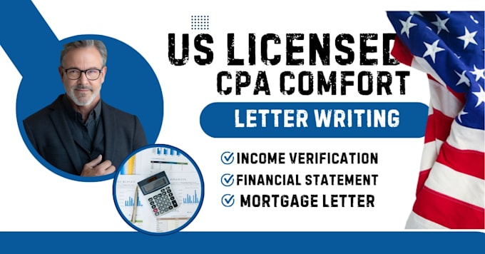 Cpa comfort mortgage letter verification self employment letter by ...